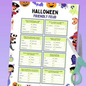 Halloween Family Feud Game, Halloween Family Game, Halloween Activity ...