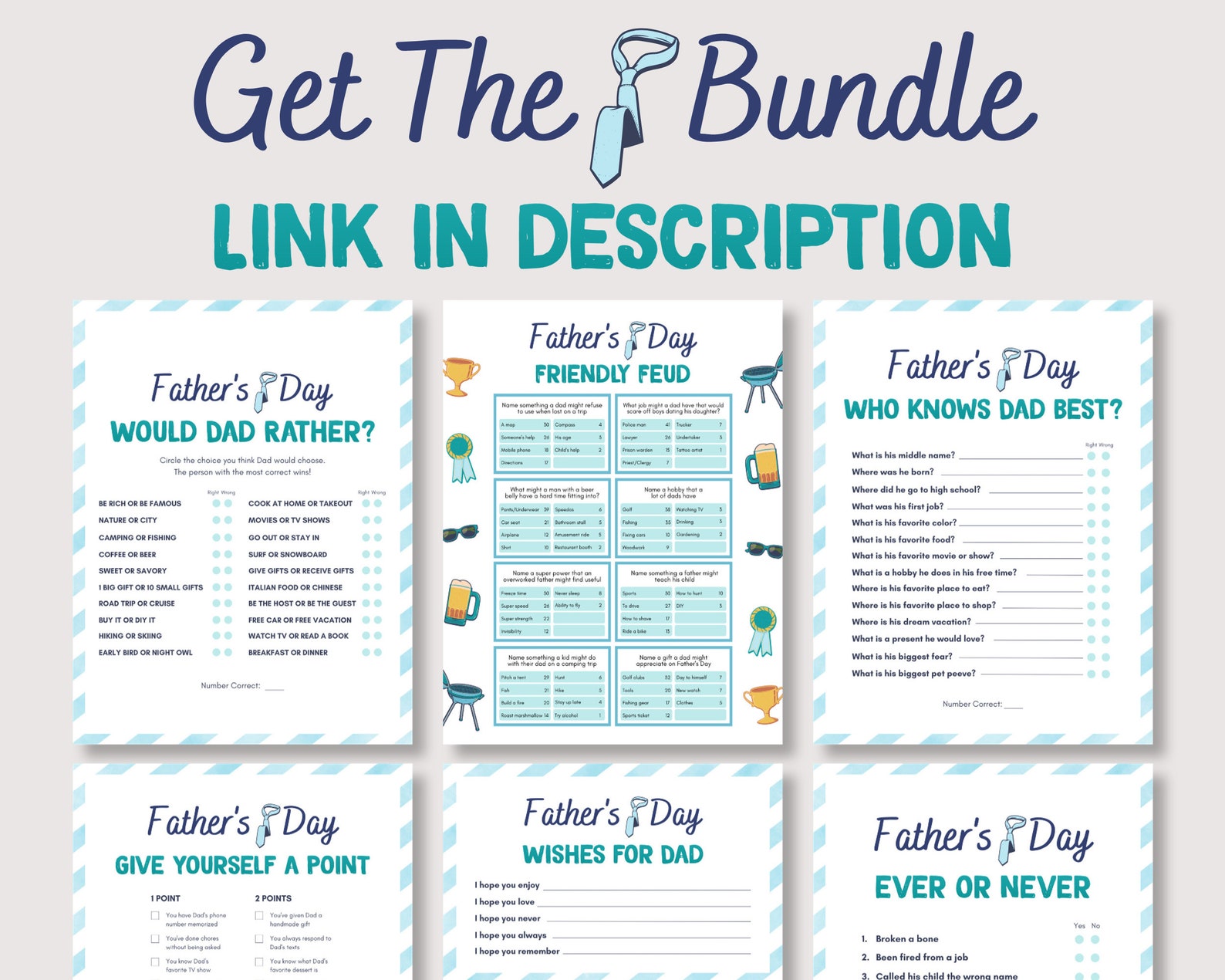 Fathers Day Scavenger Hunt, Printable Fathers Day Treasure Hunt ...