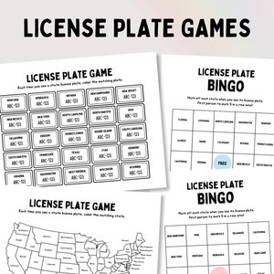 Road Trip Games Printable, Kids Road Trip Activity Book, Family Road ...