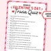 Valentines Day Trivia Game, Valentine Day Party Game for Kids ...