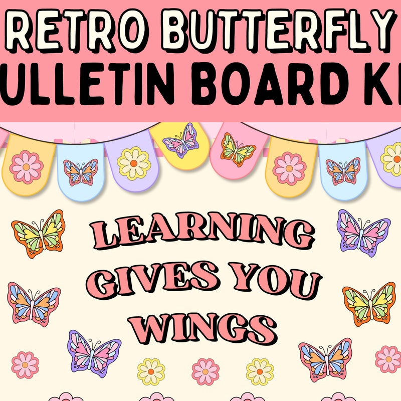 Butterfly Bulletin Board - Etsy