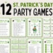 St Patrick's Day Party Game Bundle, Printable St Patricks Day Games, St ...