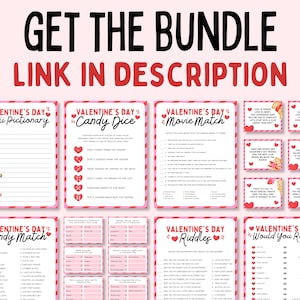 Valentines Day Movie Match Game, Galentines Day Party Game, Ladies ...