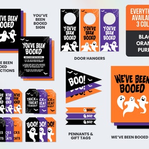 You've Been Booed Printable, Halloween Been Booed Game, Neighbor ...