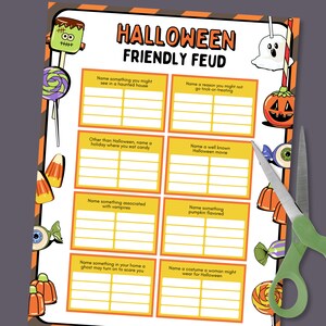 Halloween Family Feud Game, Halloween Family Game, Halloween Activity ...