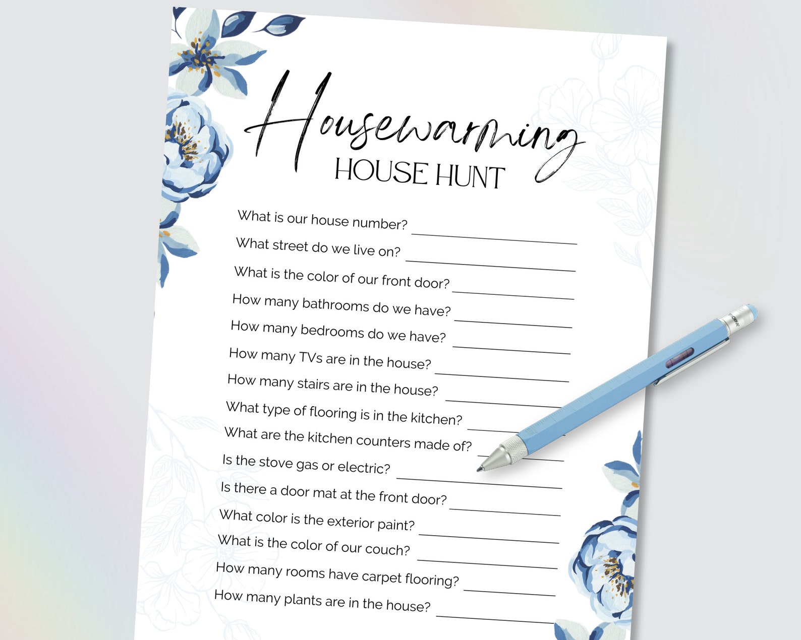 Housewarming House Hunt New House Scavenger Hunt - Etsy