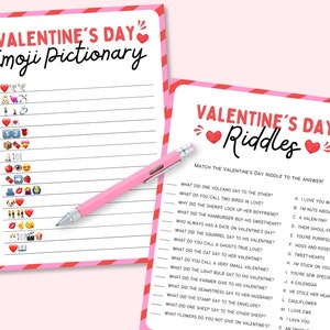 Valentines Day Games Bundle, Valentines Day Party Games, Valentines Day ...