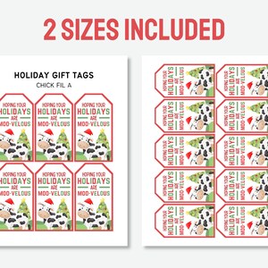 Christmas Teacher Appreciation Gift Tag, Moovelous Christmas Gift Tag ...