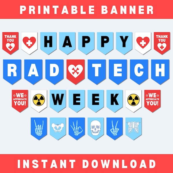 Rad Tech Week Banner - Etsy