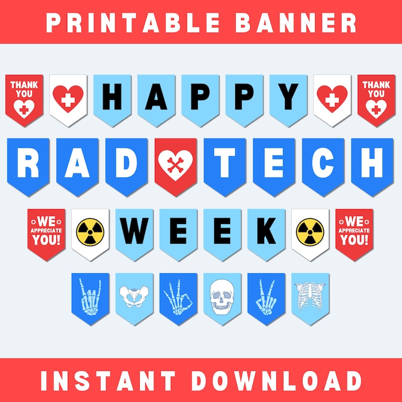 Rad Tech Week Banner - Etsy