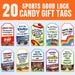 Printable Good Luck Candy Gift Tags for Kids Sports Teams, Treat Label ...