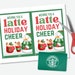 Christmas Coffee Gift Card Holder, Christmas Teacher Coffee Gift Card ...