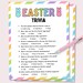 Easter Trivia Game, Easter Trivia Quiz, Printable Easter Party Game ...