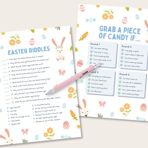 Easter Games Bundle, Easter Games for Family, Printable Easter Party ...