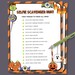 Halloween Selfie Scavenger Hunt, Halloween Printable Game, Halloween ...