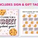 Back to School Cookies Gift Tag, First Day of School Treat Tag, Welcome ...