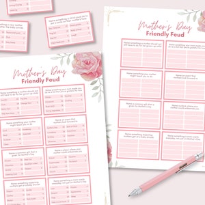 Mothers Day Game Bundle, Mothers Day Printable Game, Mothers Day Party ...