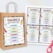 Teacher Survival Kit Gift Tag, Teacher Appreciation Week Gift Tag ...