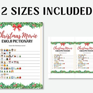 Christmas Movie Emoji Pictionary, Christmas Movie Trivia Game ...