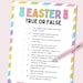 Easter True or False, Easter Trivia Quiz, Easter Trivia Game, Easter ...