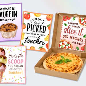 Teacher Appreciation Signs Printable, Teacher and Staff Appreciation ...