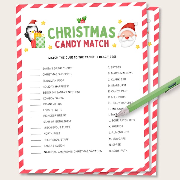 Christmas Party Game - Etsy