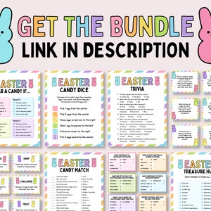 Easter Egg Candy Game, Printable Easter Party Game, Easter Activity for ...