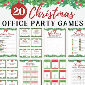 Office Holiday Party Games, Christmas Games for Office Party, Adult ...