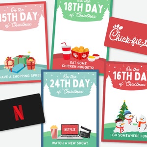 25 Days of Christmas Gift Card Book, Christmas Gift Card Holders ...