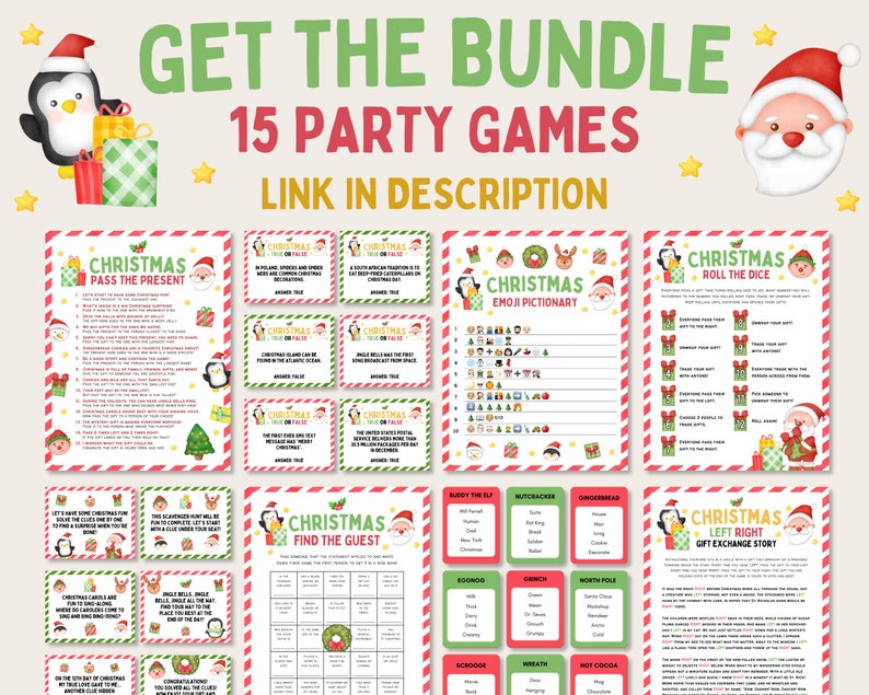 Christmas Friendly Feud Holiday Family Feud Game Christmas - Etsy