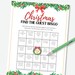 Christmas Find the Guest Game, Christmas Bingo Game, Christmas Mix ...