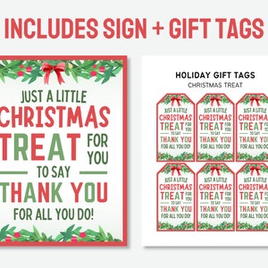 Christmas Employee Thank You Tag, Christmas Staff Appreciation Tag ...