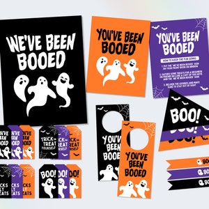 You've Been Booed Printable, Halloween Been Booed Game, Neighbor ...