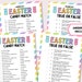 Easter Party Games Bundle, Easter Family Games, Printable Easter Party ...