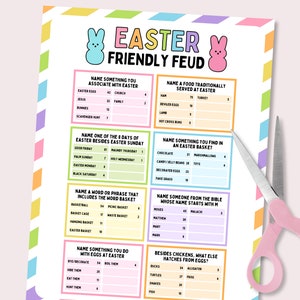 Easter Family Feud Game, Easter Trivia Feud, Easter Friendly Feud ...