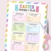Easter Family Feud Game Easter Trivia Feud Easter Friendly - Etsy