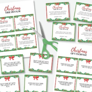 Printable Christmas Game Bundle, Christmas Party Games for Family ...