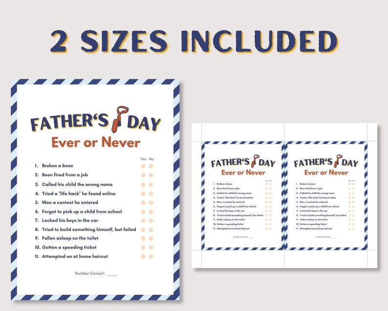 Printable Fathers Day Game, Fathers Day Activity for Kids, Fathers Day ...