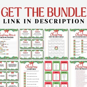 Christmas ABC Race Game, Printable Christmas Game, Holiday Party Game ...