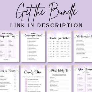 Whats in Your Sleepover Bag Slumber Party Games, Teen Girls Sleepover ...