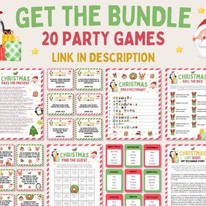 Christmas ABC Race Game, Christmas Party Game, Christmas A-Z Game, Xmas ...