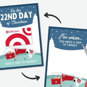 25 Days of Christmas Gift Card Book, Christmas Gift Card Holders ...