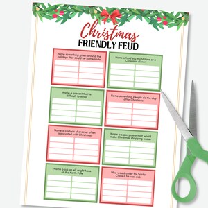 Christmas Family Feud, Christmas Trivia Game, Holiday Friendly Feud ...