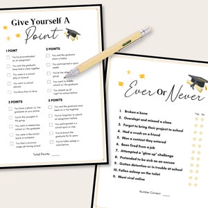 Graduation Party Games Bundle, Printable Graduation Party Games, Fun ...