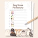 Dog Name Emoji Quiz, Dog Birthday Party Game, Printable Puppy First ...