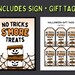 Halloween Smores Treat Tag Halloween Treat Bag Tags Smores - Etsy