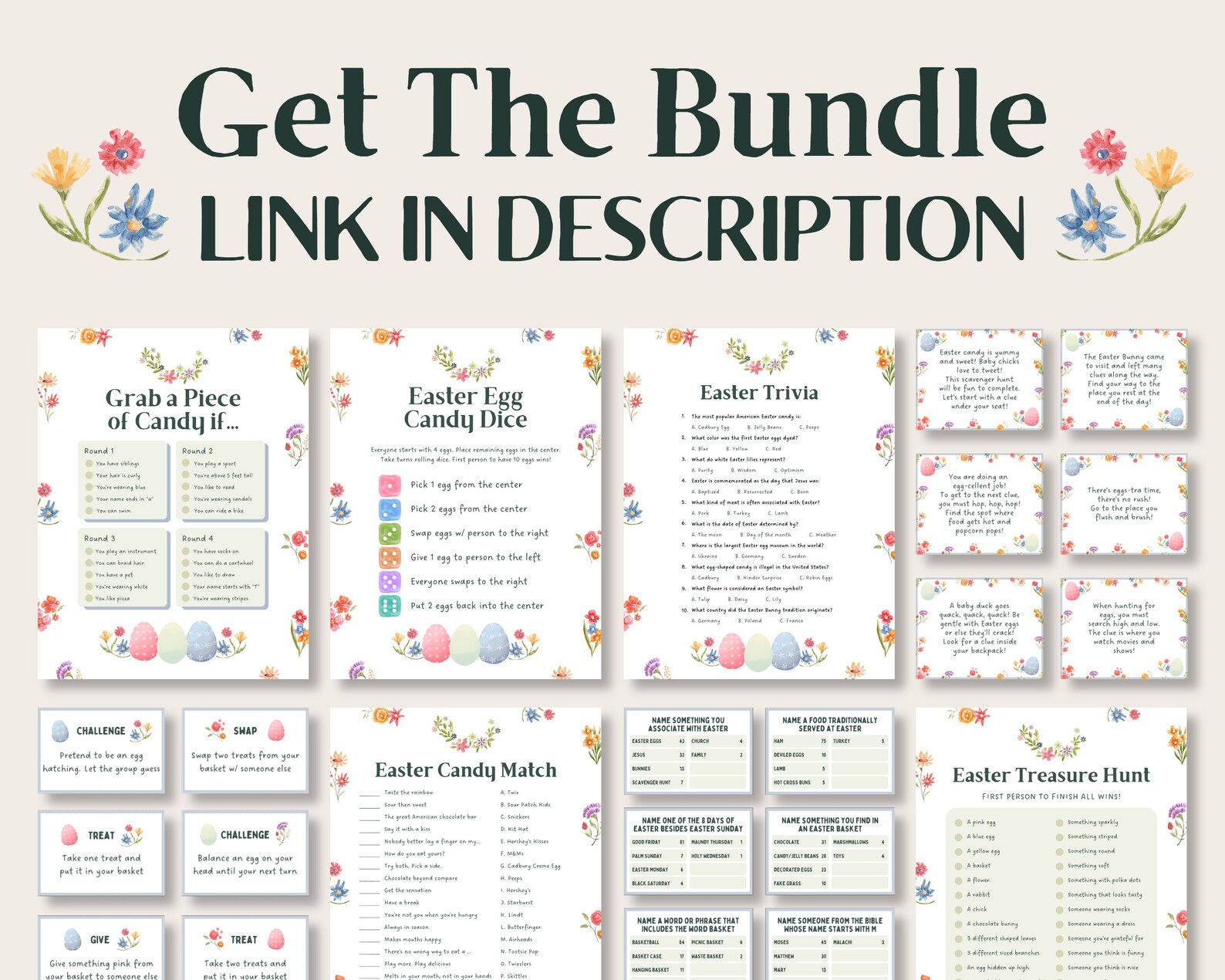 Easter Riddles Easter Riddles for Kids Fun Easter Activity - Etsy