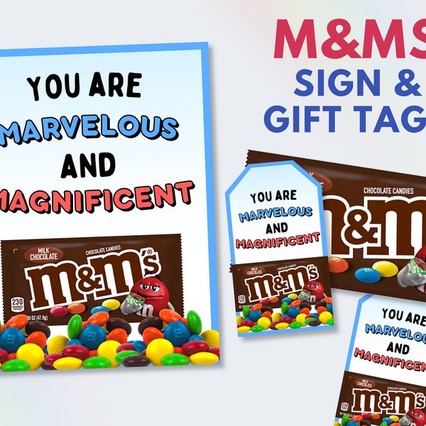 Employee Appreciation Printable M&m - Etsy