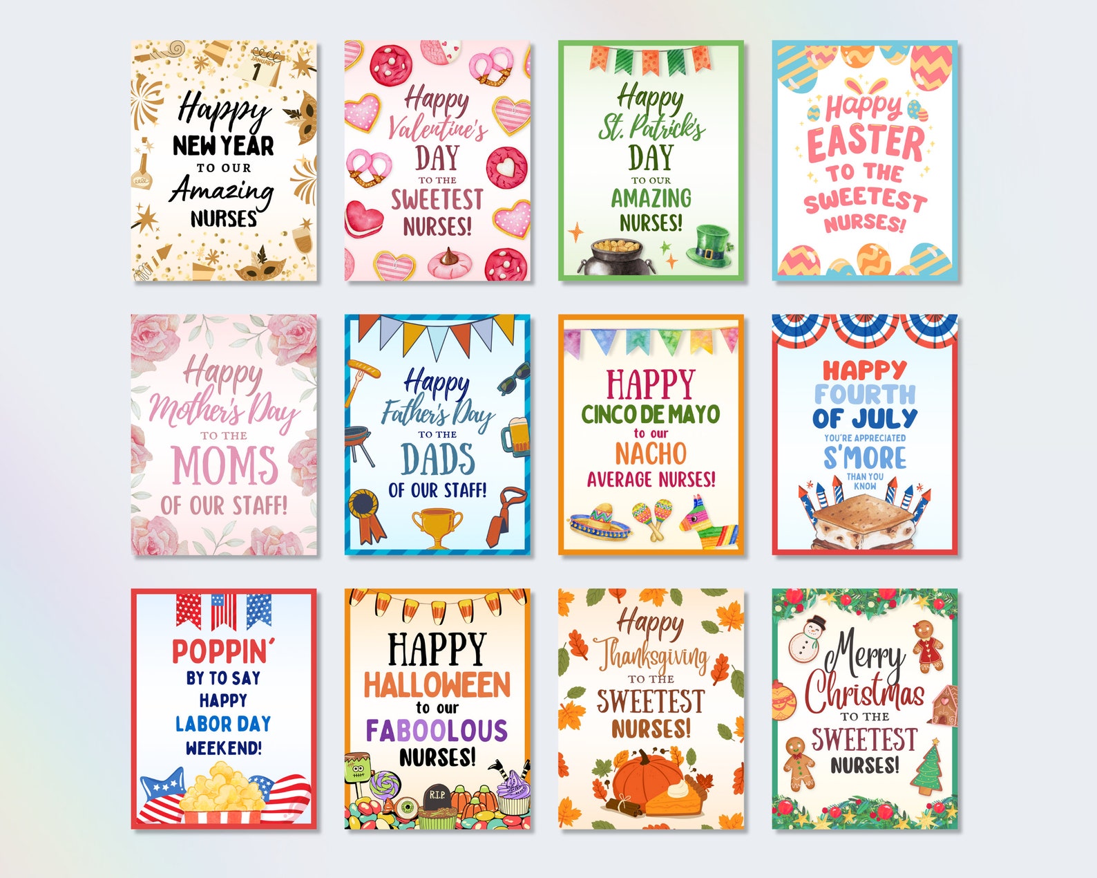 Nurse Appreciation Signs Printable, Nurses Week Lunch Appreciation Sign ...
