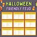 Halloween Family Feud Game, Halloween Family Game, Halloween Activity ...